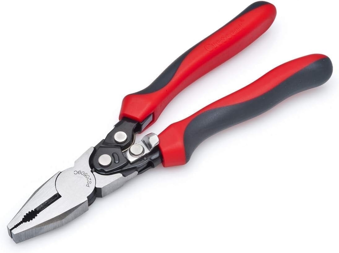 8" Pro Series Diagonal Compound Action Dual Material Cutting Pliers ...