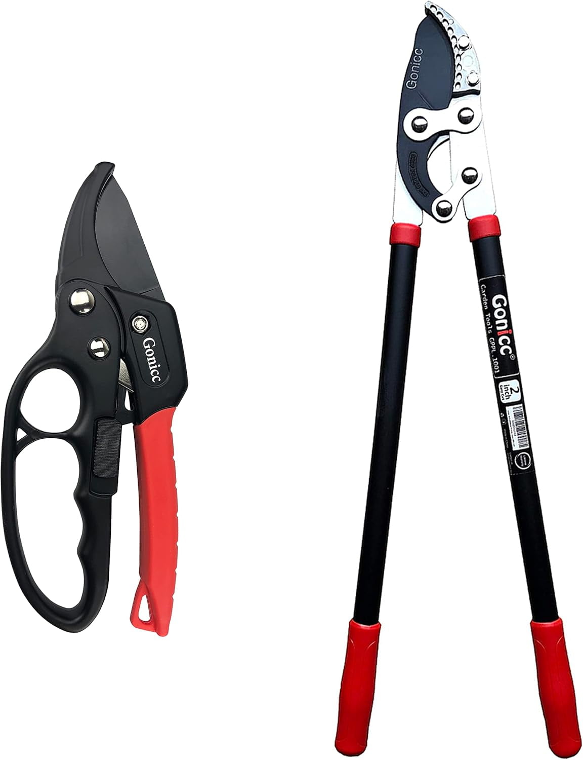 8" Professional Ratchet Anvil Pruning Shears (GPPS-1011) and 30 Inch SK ...