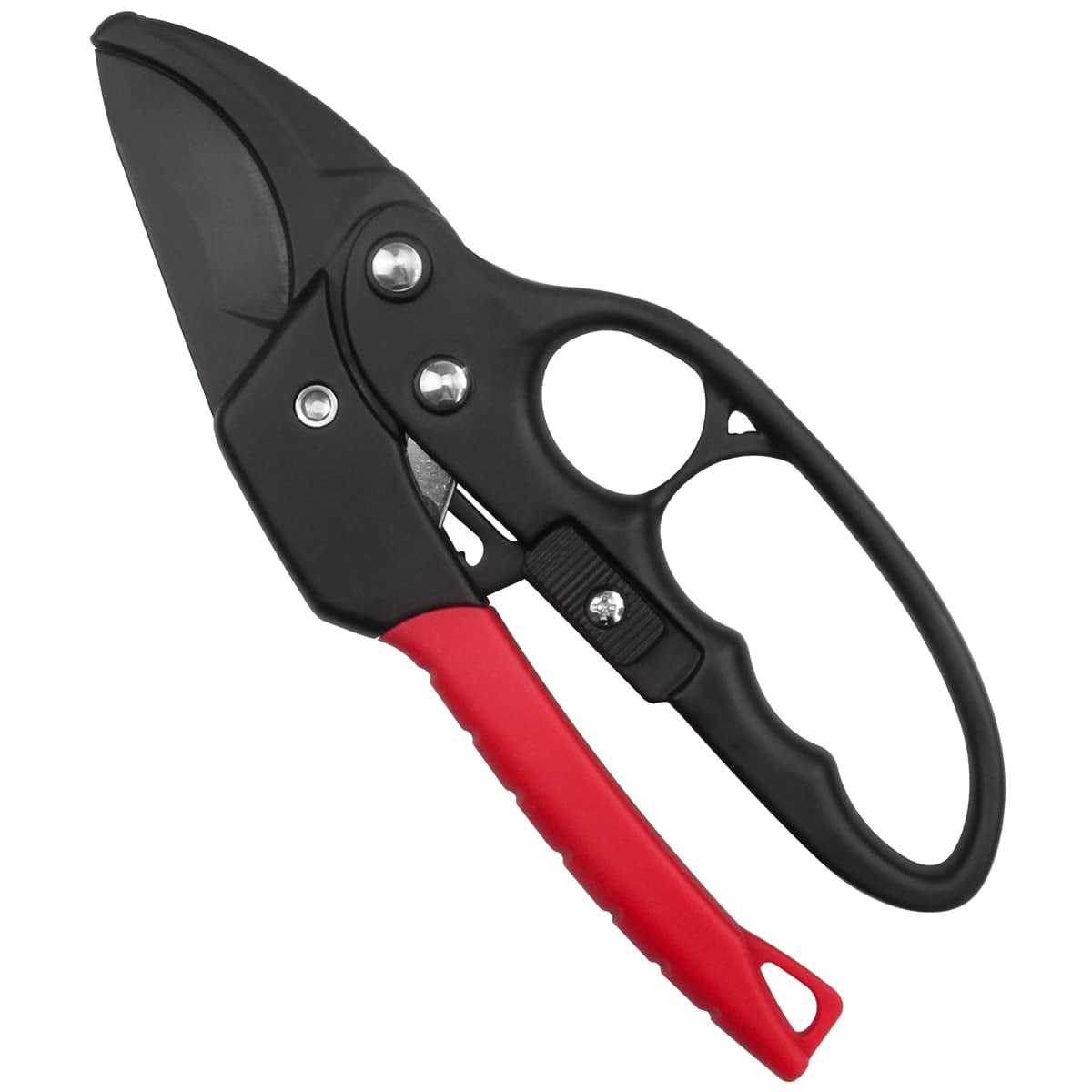 8" Professional Ratchet Pruning Shears,Anvil Groove Design, Reinforced ...