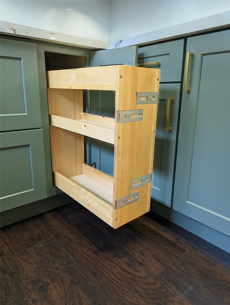 Elysian Wooden Slim Pull Out Storage Cabinet - Walmart.com