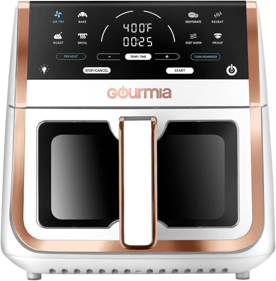 8 Qt Digital Air Fryer with Window, 8 One-Touch Cooking Functions ...