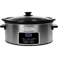 8-Quart Digital Programmable Slow Cooker with Timer - Small Kitchen ...