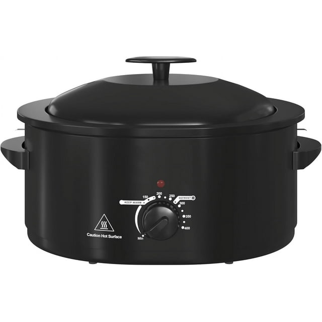 8 Quart Roaster Slow Cooker, 2-in-1 Electric Roaster Oven up to 400°F ...