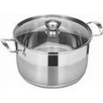 8 Quart Stock Pot - Stainless Steel Large Cooking Induction Pot with ...