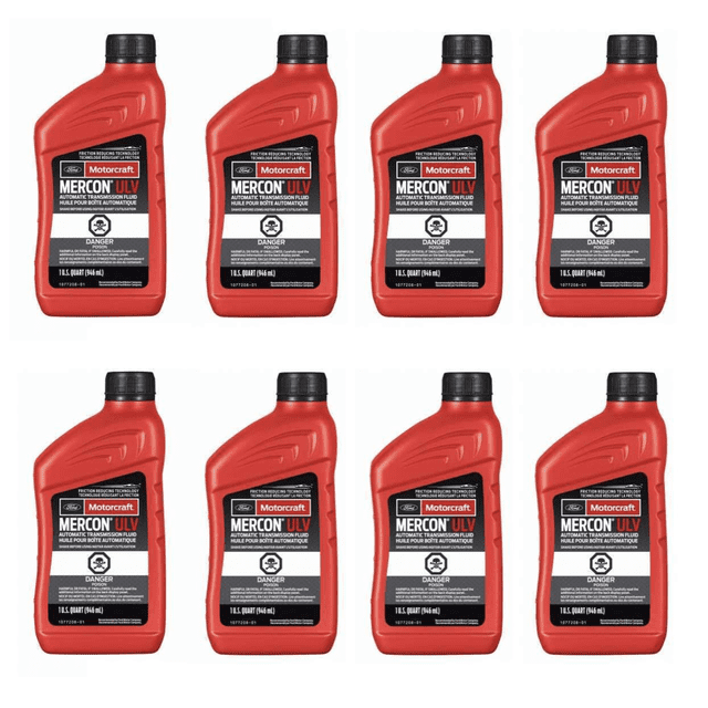 8 Quarts Auto. Trans. Fluid Genuine FORD MOTORCRAFT MERCON ULV MPN #XT ...