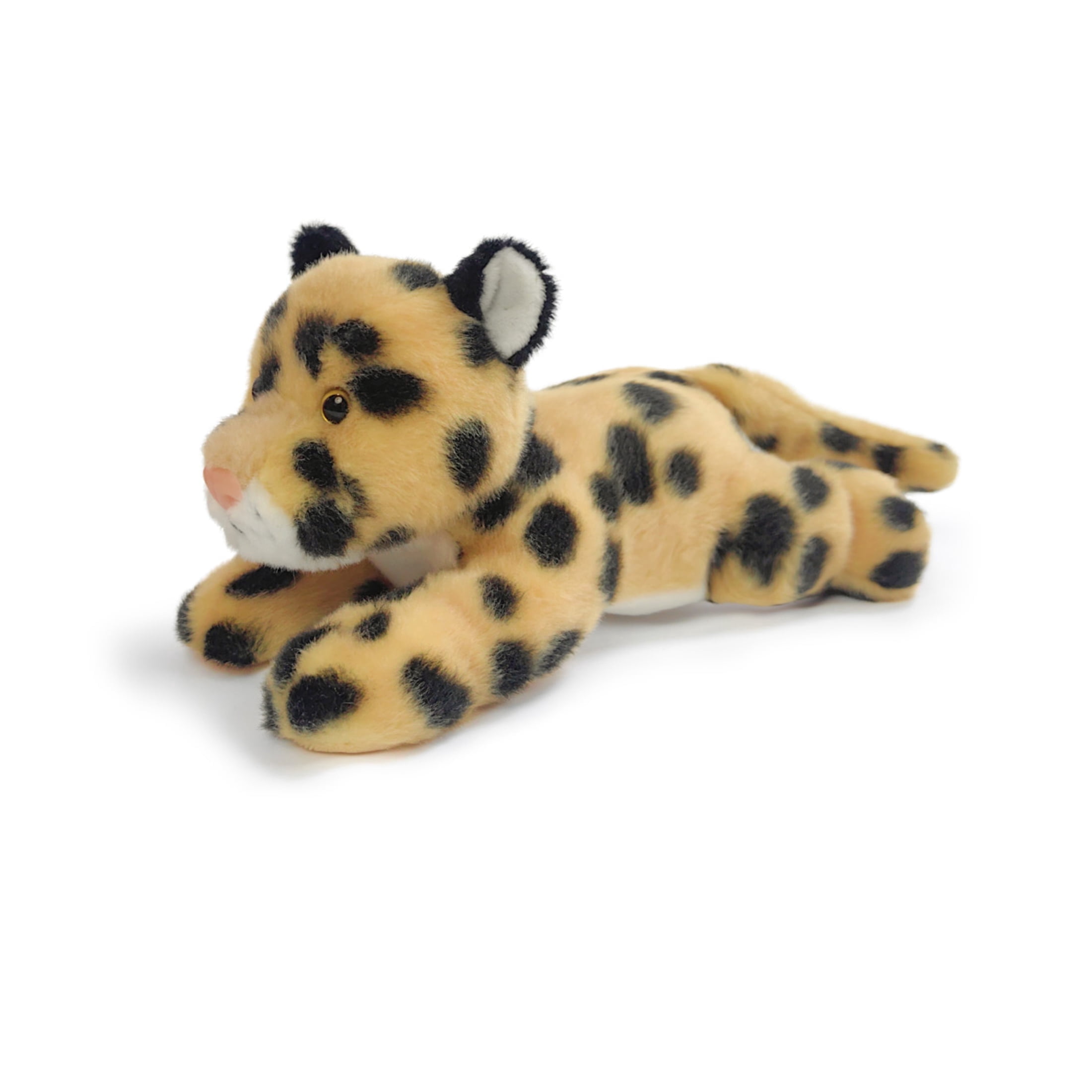 8'' Realistic Leopard Plush Toy Soft Stuffed Animal For Kids ...