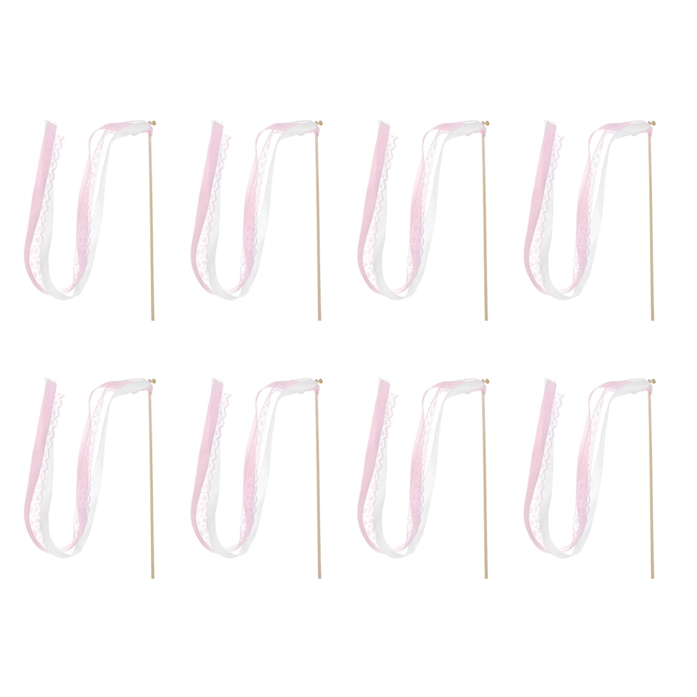 8 Ribbon Fairy Wands Wedding Streamers with Bells. Fairy Sticks Party ...