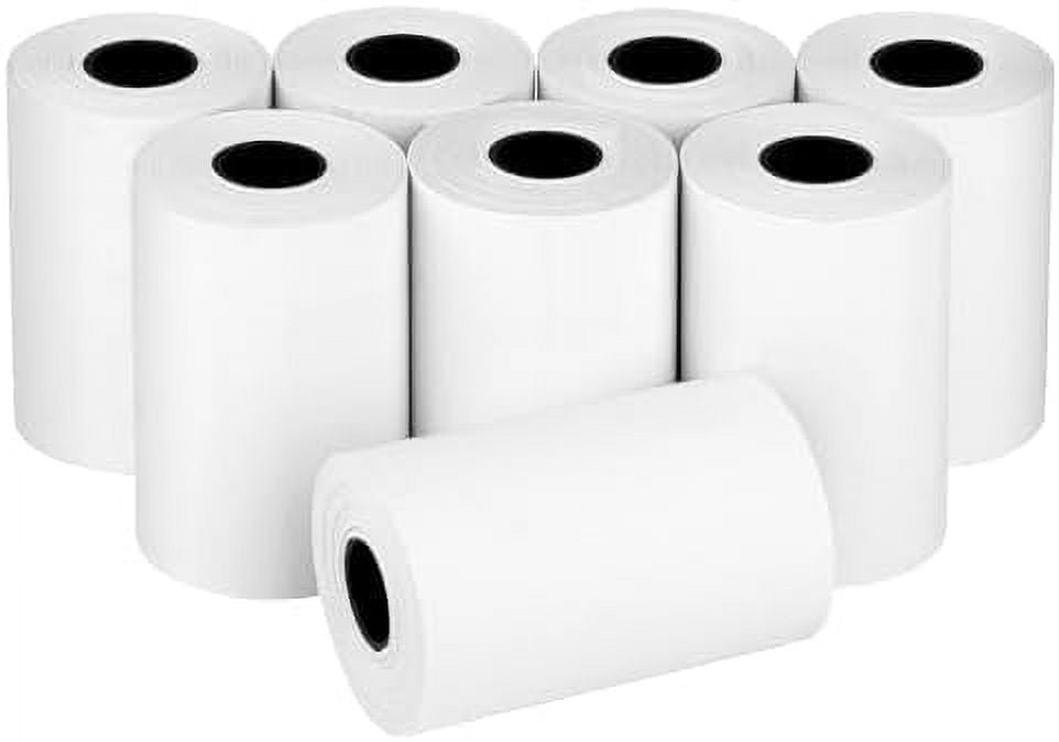 (8 Rolls) 2 1/4" x 55' Thermal Receipt Paper, Compatible with Most ...