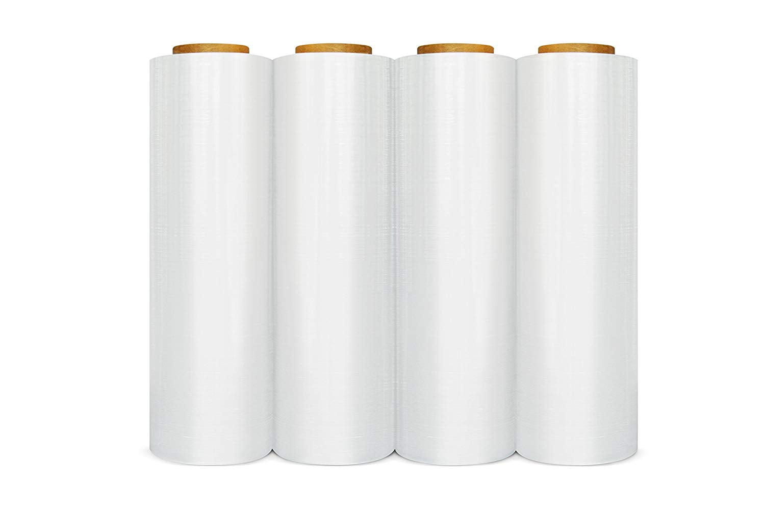 8 Rolls Cast Hand Stretch Wrap Film Clear 17" x 1476' x 76 ga - Walmart.com