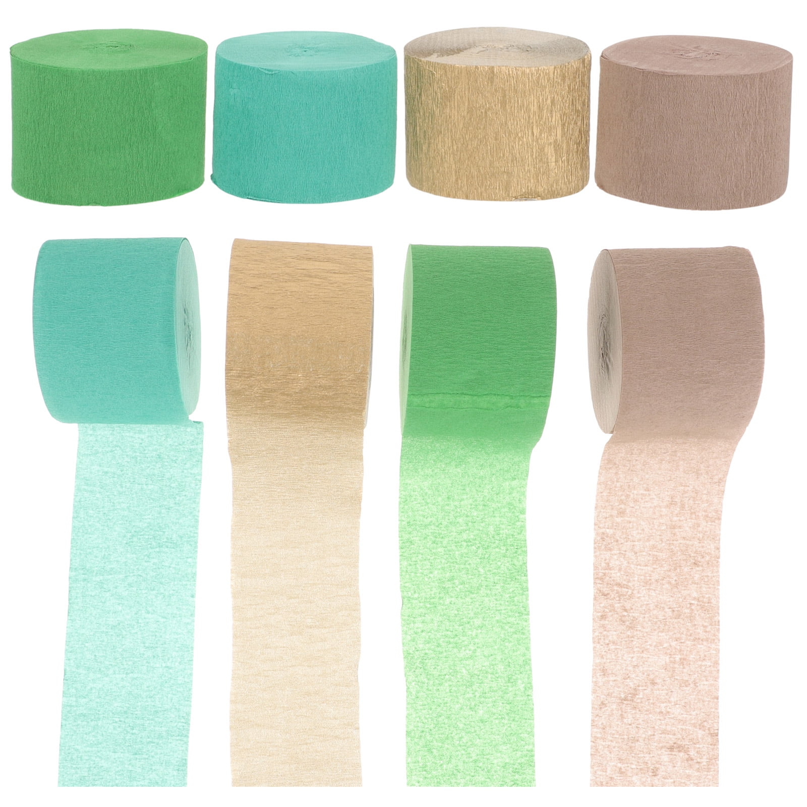 OUNONA Paper Streamers Moss Green 8 Rolls Christmas - Walmart.com