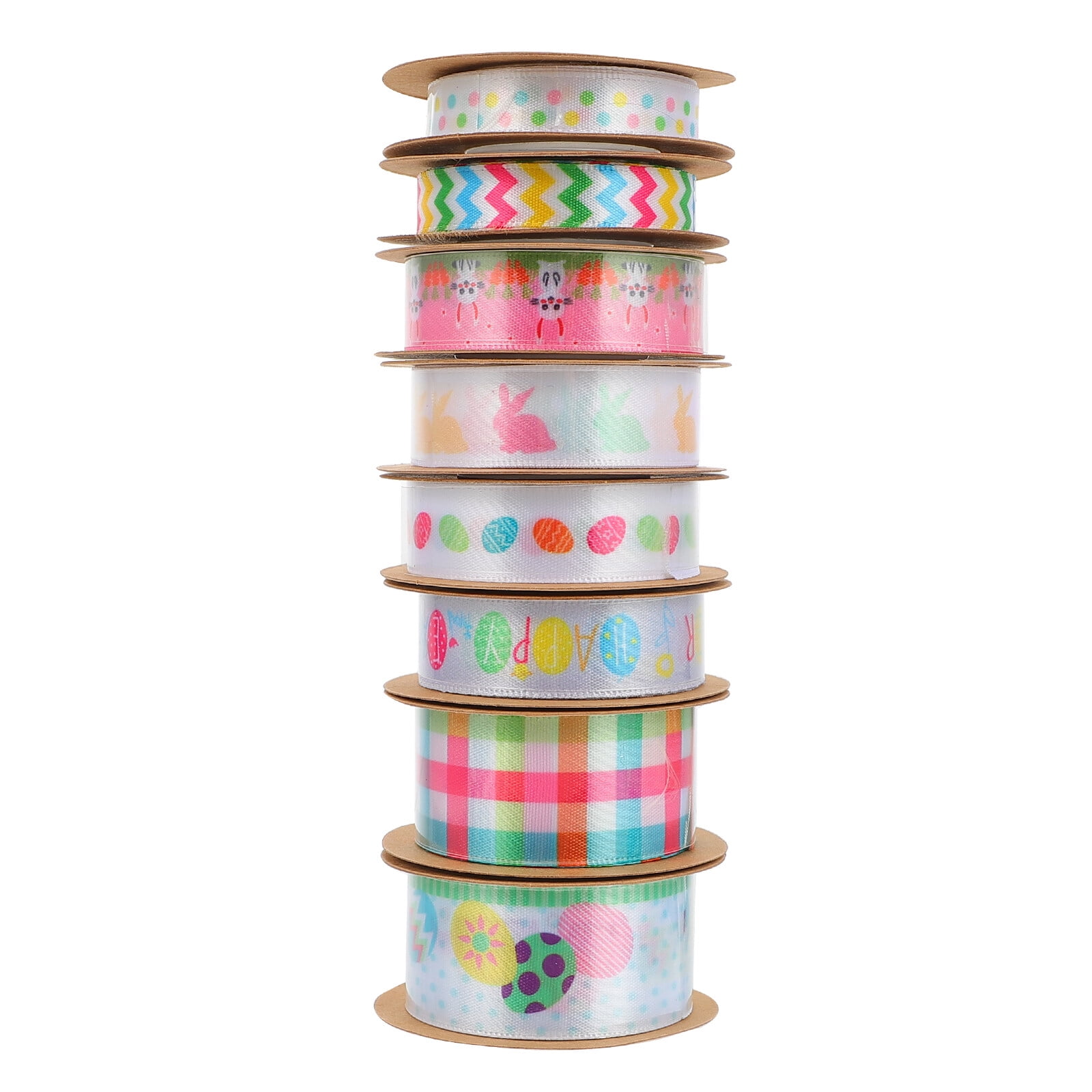 Tineasur Decorative Easter Craft Ribbons Assorted Color for DIY ...