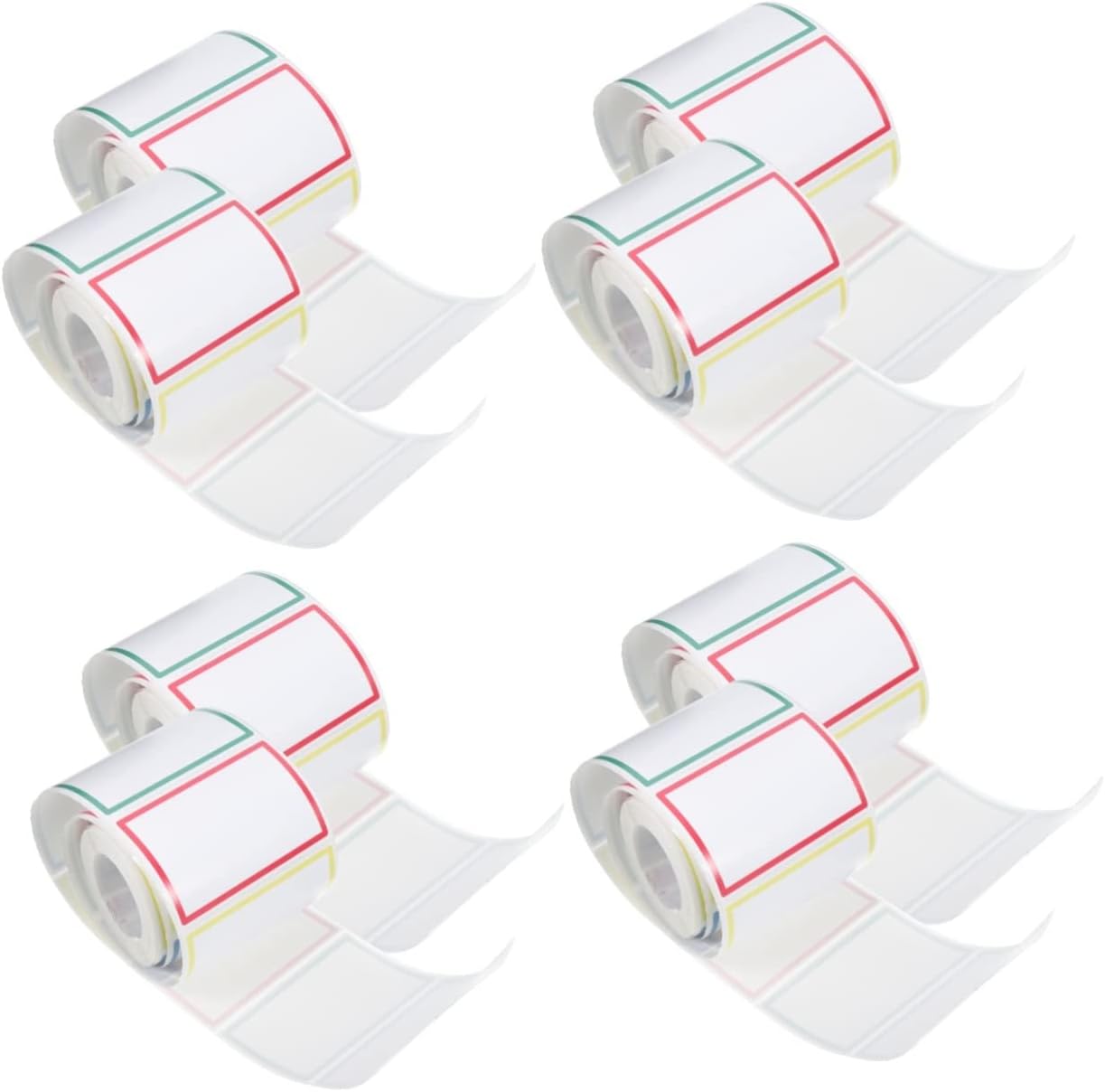 8 Rolls Label Sticker Name Sticker Adhesive Stickers Small Sticker ...