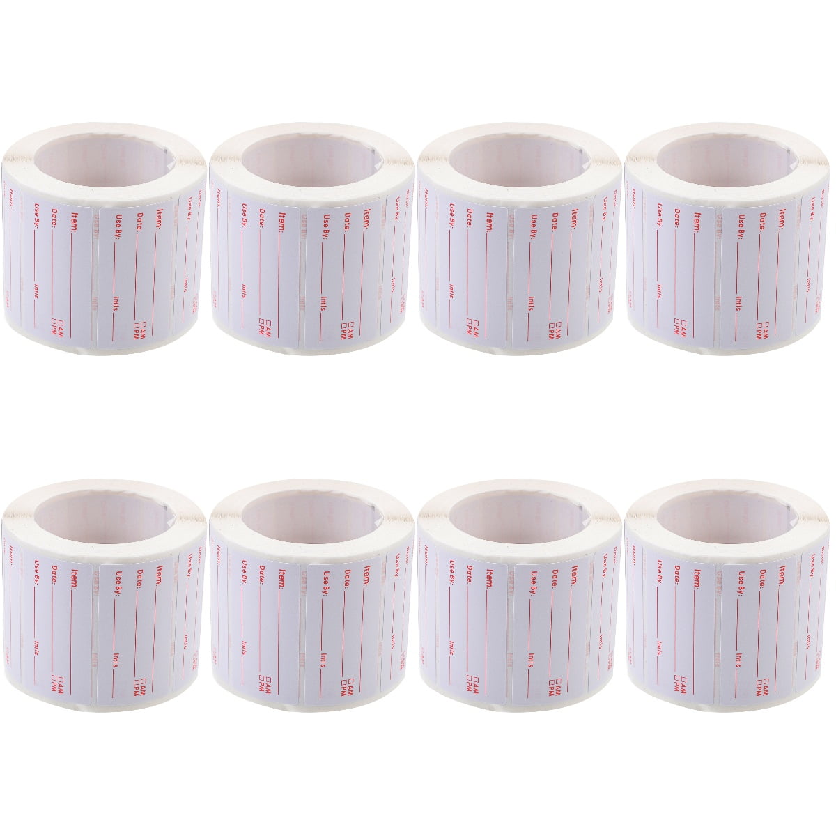 8 Rolls Sticker Food Labels Writable Stickers Self Adhesive Pantry Name ...