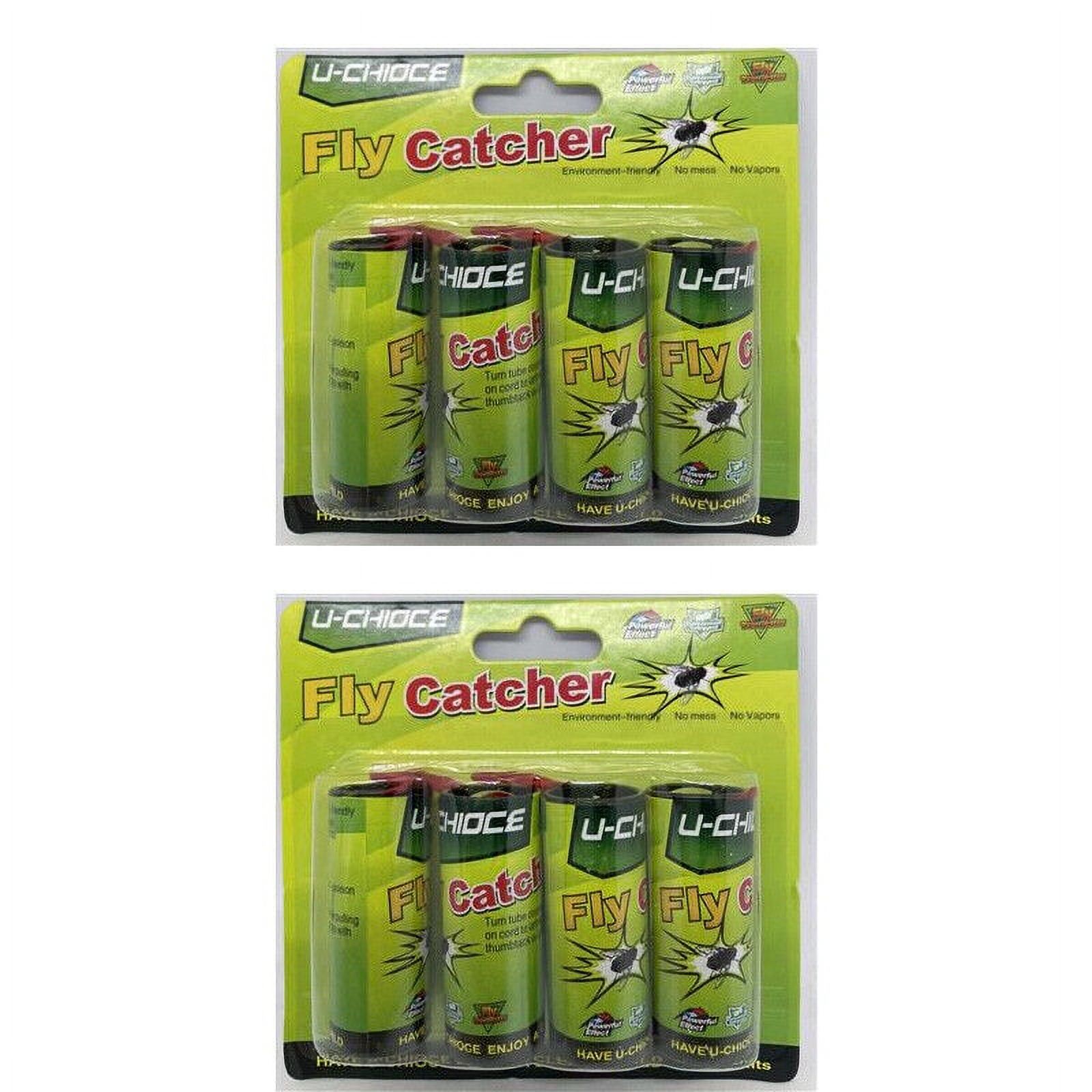 8 Rolls Sticky Fly Insect Bug Glue Paper Catcher Ribbon Tape - Walmart.com