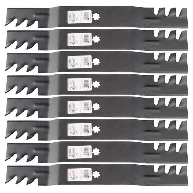 8 Rotary® 11594 Mulching Mower Blades for John Deere® GX22151 GY20850 ...