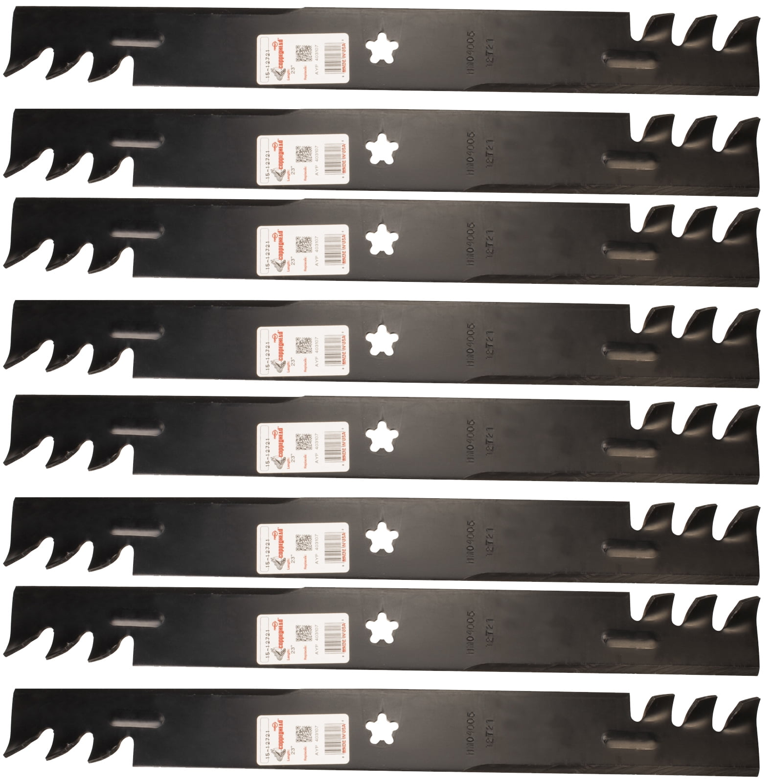 8 Rotary® 12721 Mower Blade for AYP® Husqvarna® 403107, 532403107, 46 ...