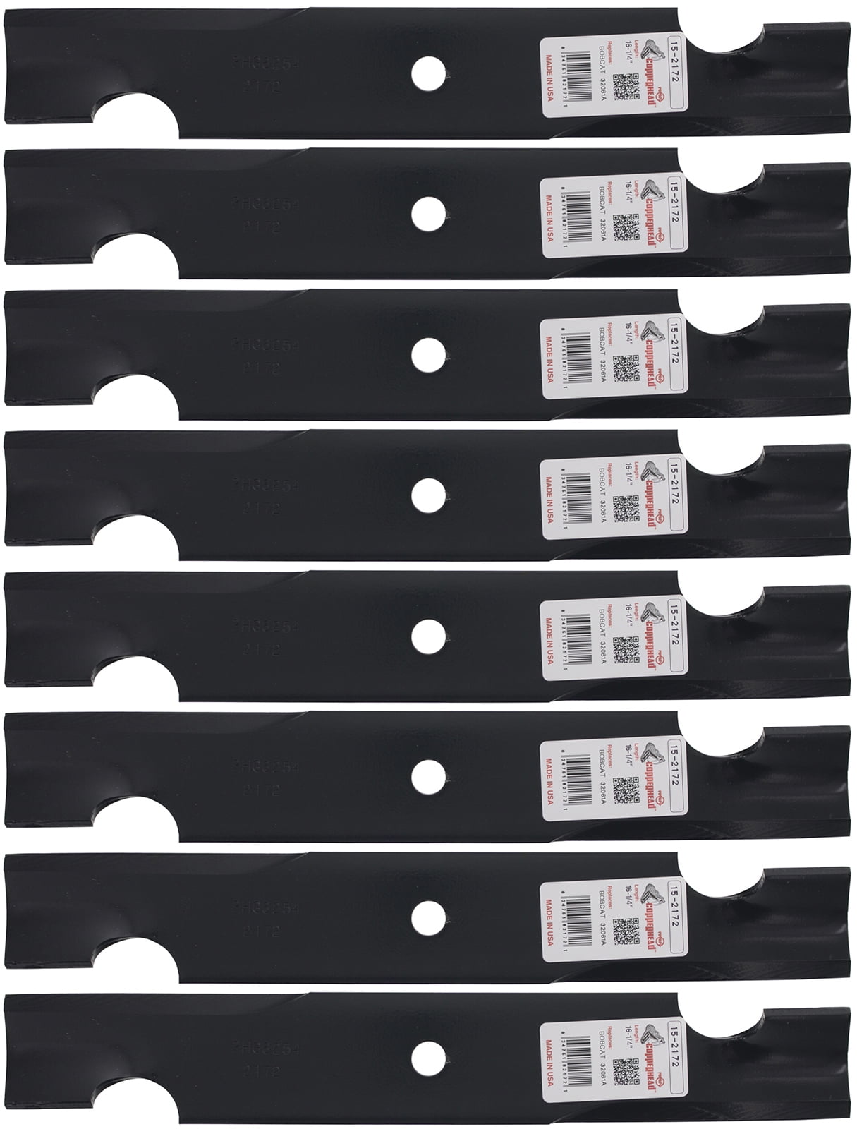 (8) Rotary® Blades for Ferris® 5020843 5101986 32" 48" Deck - Walmart.com