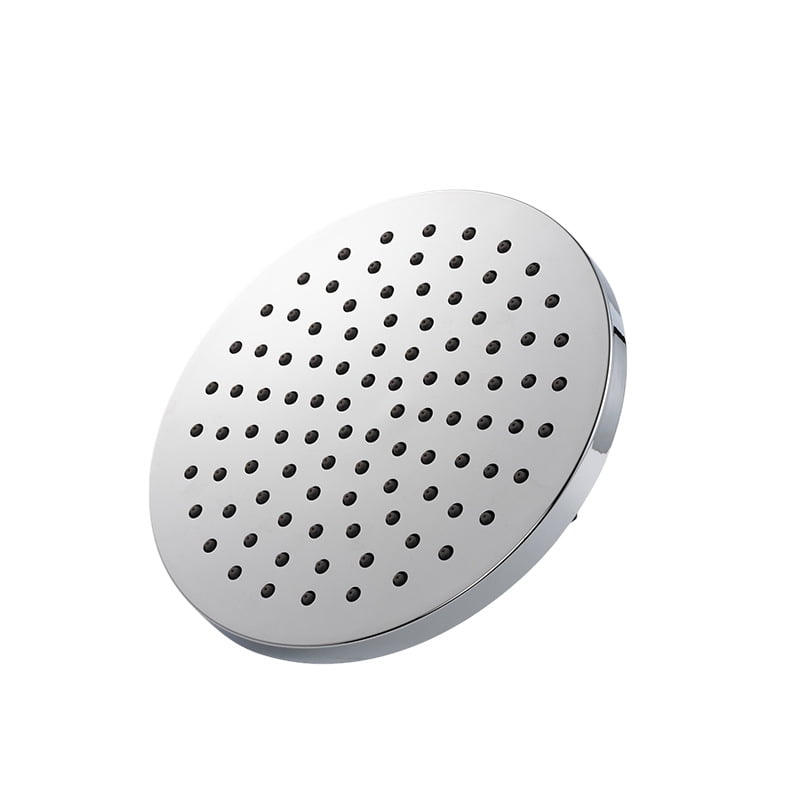 8" Round Shower Head Chrome High Pressure Waterfall Showerhead Plastic ...