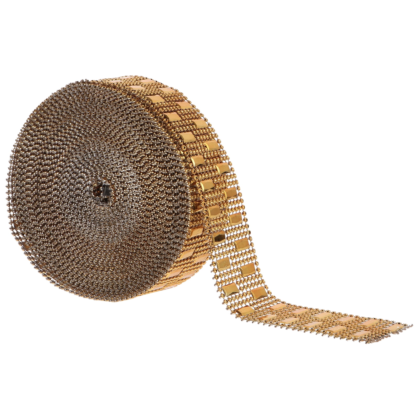 8-Row Rhinestone Ribbon Sparkling Mesh Wire Drilling Accessories Cake ...