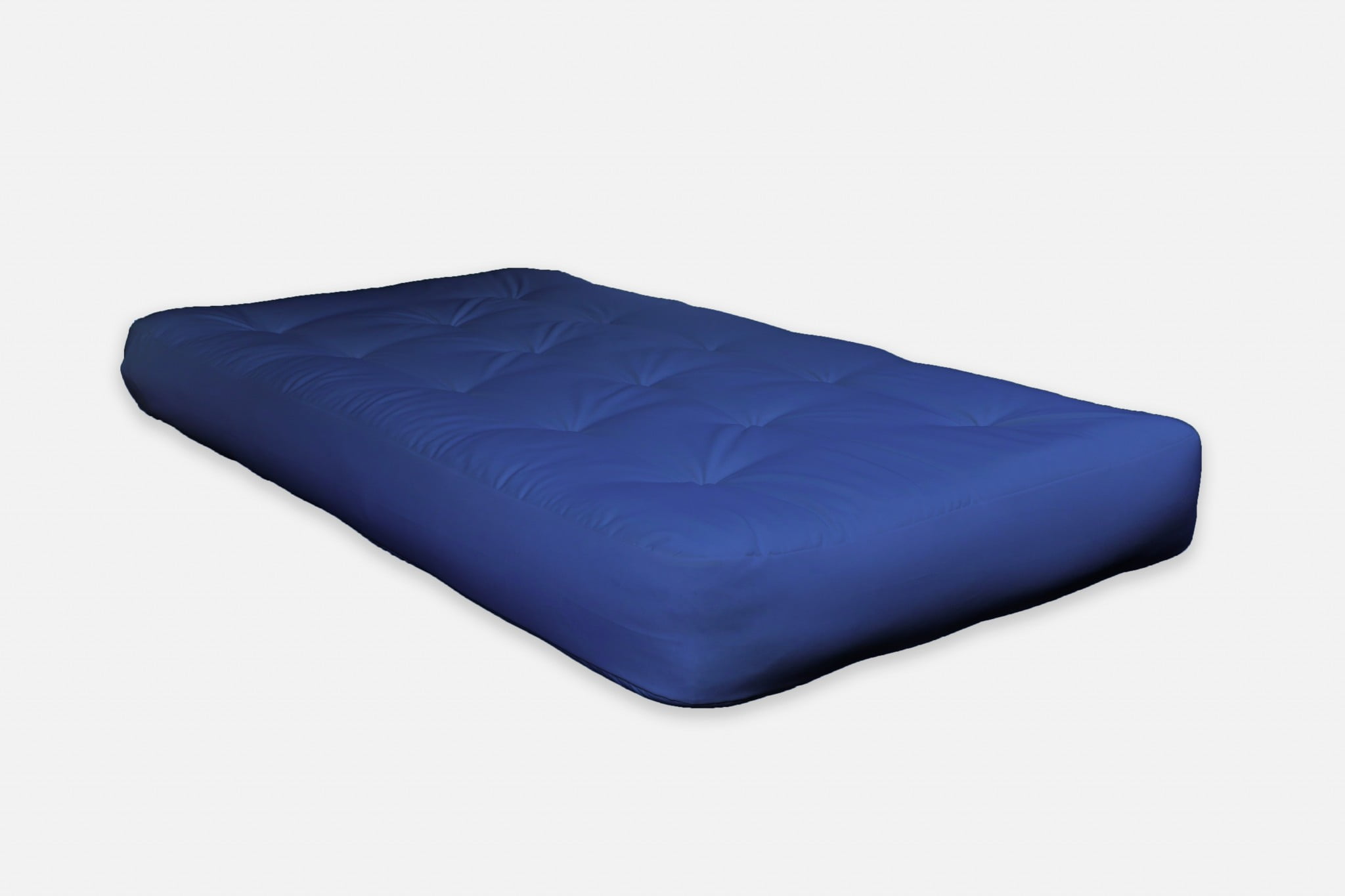 8" Royal Double Poly Single Foam Queen Futon, 80 In. x 60 In. in Blue ...