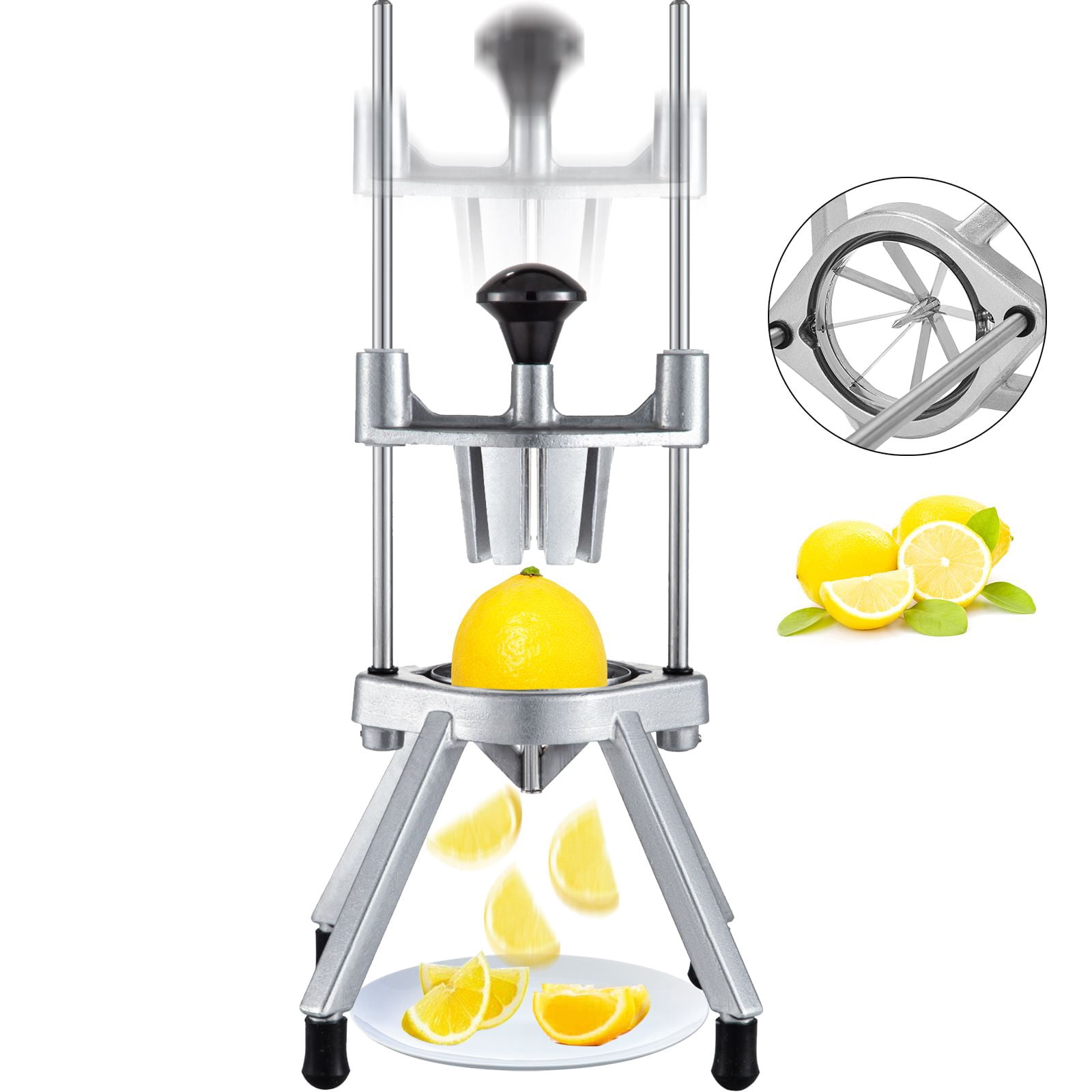8-Section Commercial Easy Wedger Stainless Steel Blade Fruit Lime ...