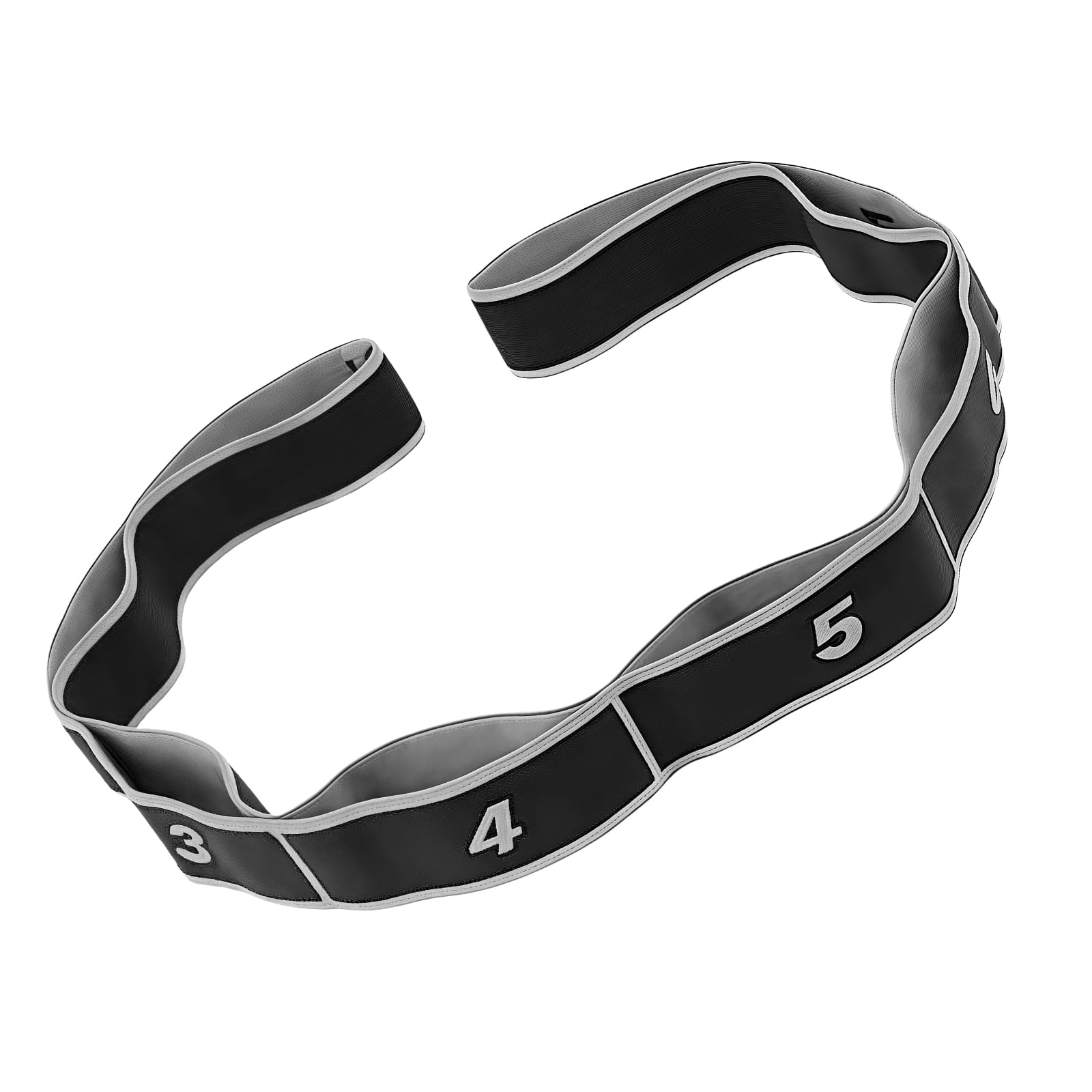 8 Section Dance Stretching Belt Pilates Pull Strap Belt Fitness ...