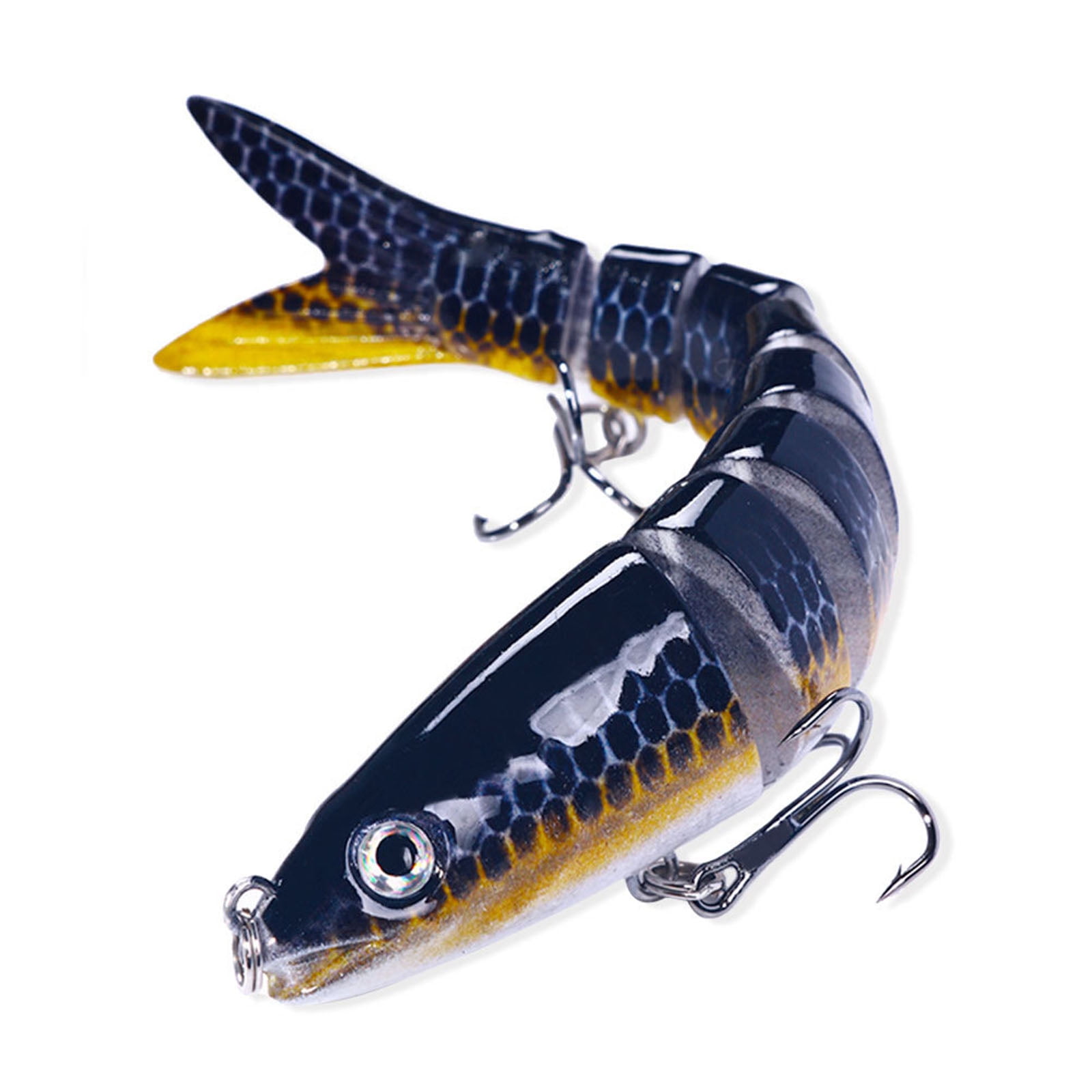 8 Segment Artificial Hard Baits Multi Jointed Swimbaits Swimming Lures ...
