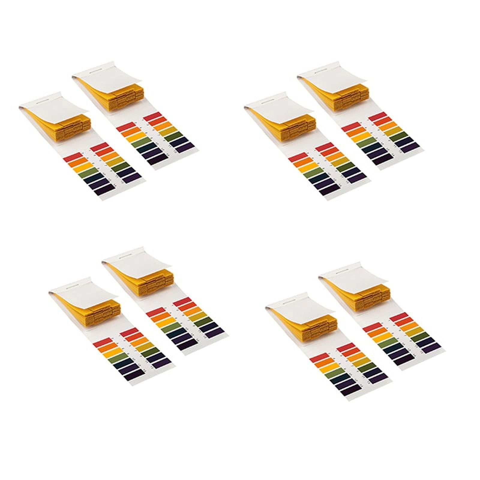 8 Set 160 Strips 1-14 PH Litmus Paper Ph Test Strips Water Cosmetics ...