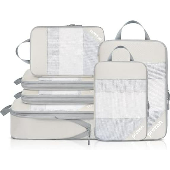 8 Set/6 Set/4 Set Compression Packing Cubes for Travel, Lightweight ...