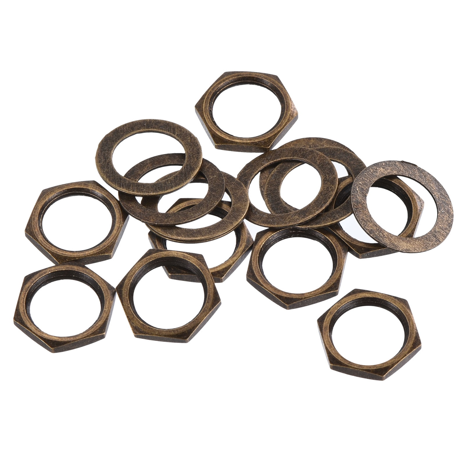 8 Set Guitar Nut and Washers 3/8" Guitar Input Output Jack Socket Nut ...