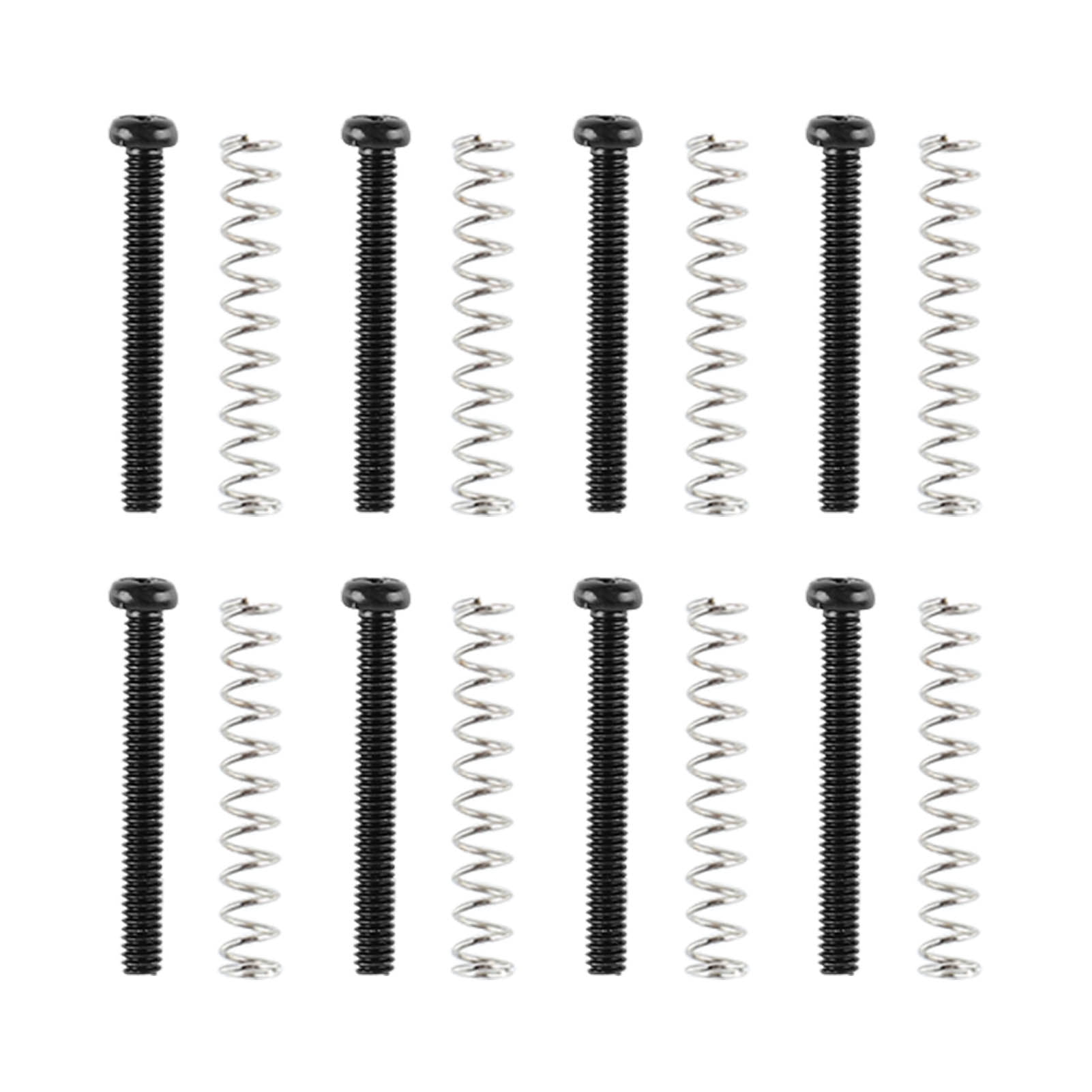 8 Set Guitar Pickup Screw Spring Iron Double Coil Pickup Frame Mounting ...