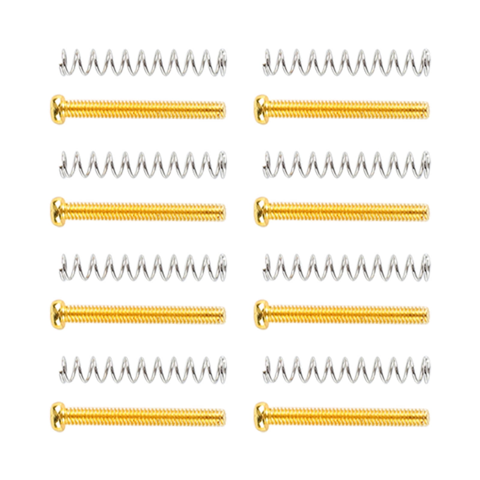 8 Set Guitar Pickup Screw Spring Iron Double Coil Pickup Frame Mounting ...