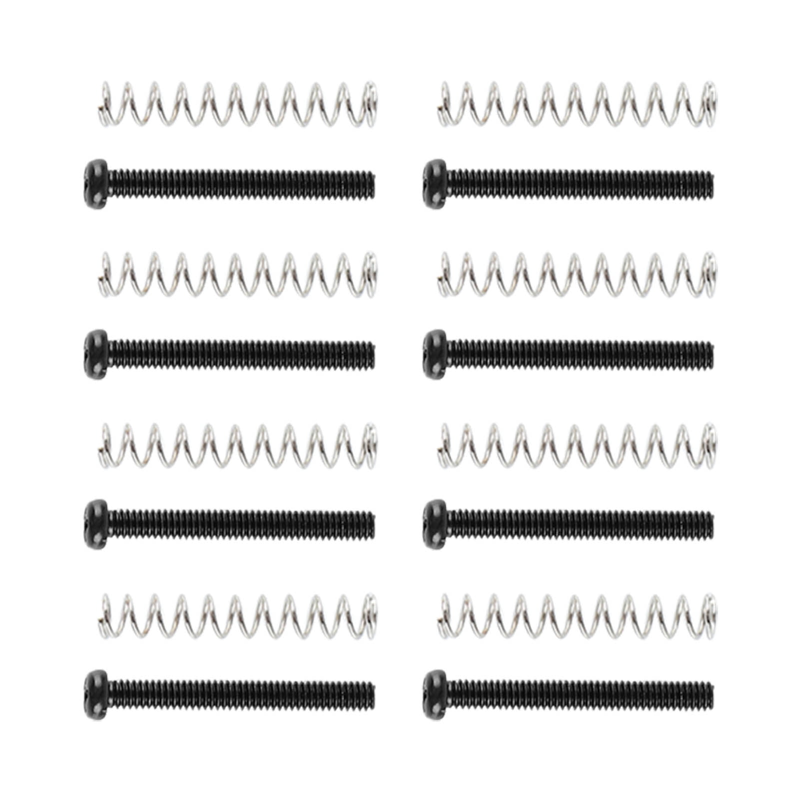 8 Set Guitar Pickup Screw Spring Iron Double Coil Pickup Frame Mounting ...