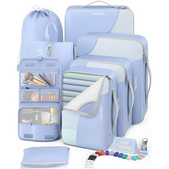 8 Set Packing Cubes for Travel, Gifts for Women Mom,Anti-Tearing ...