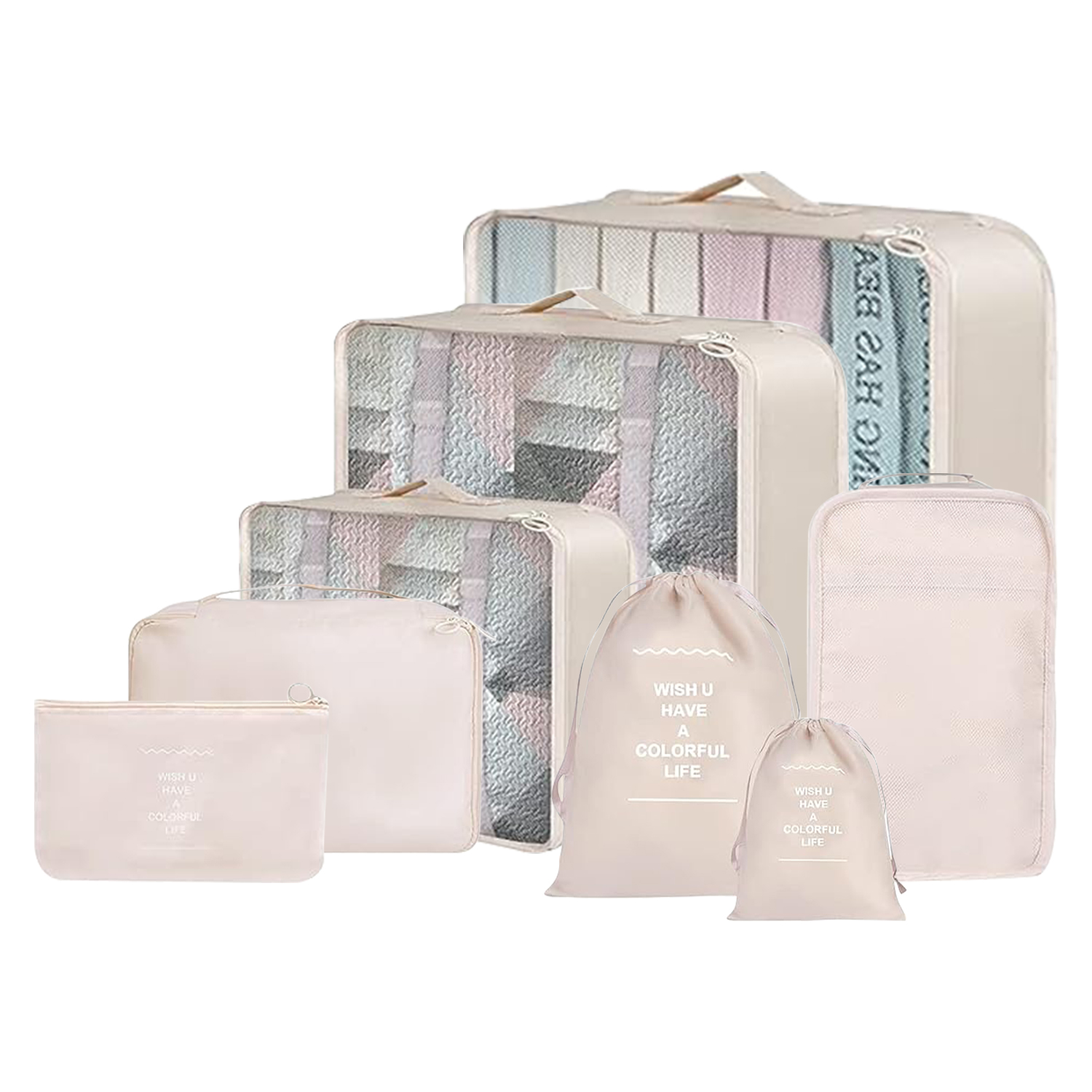 Fleur De Lis Packing Cubes - 3-Piece Set - Walmart.com