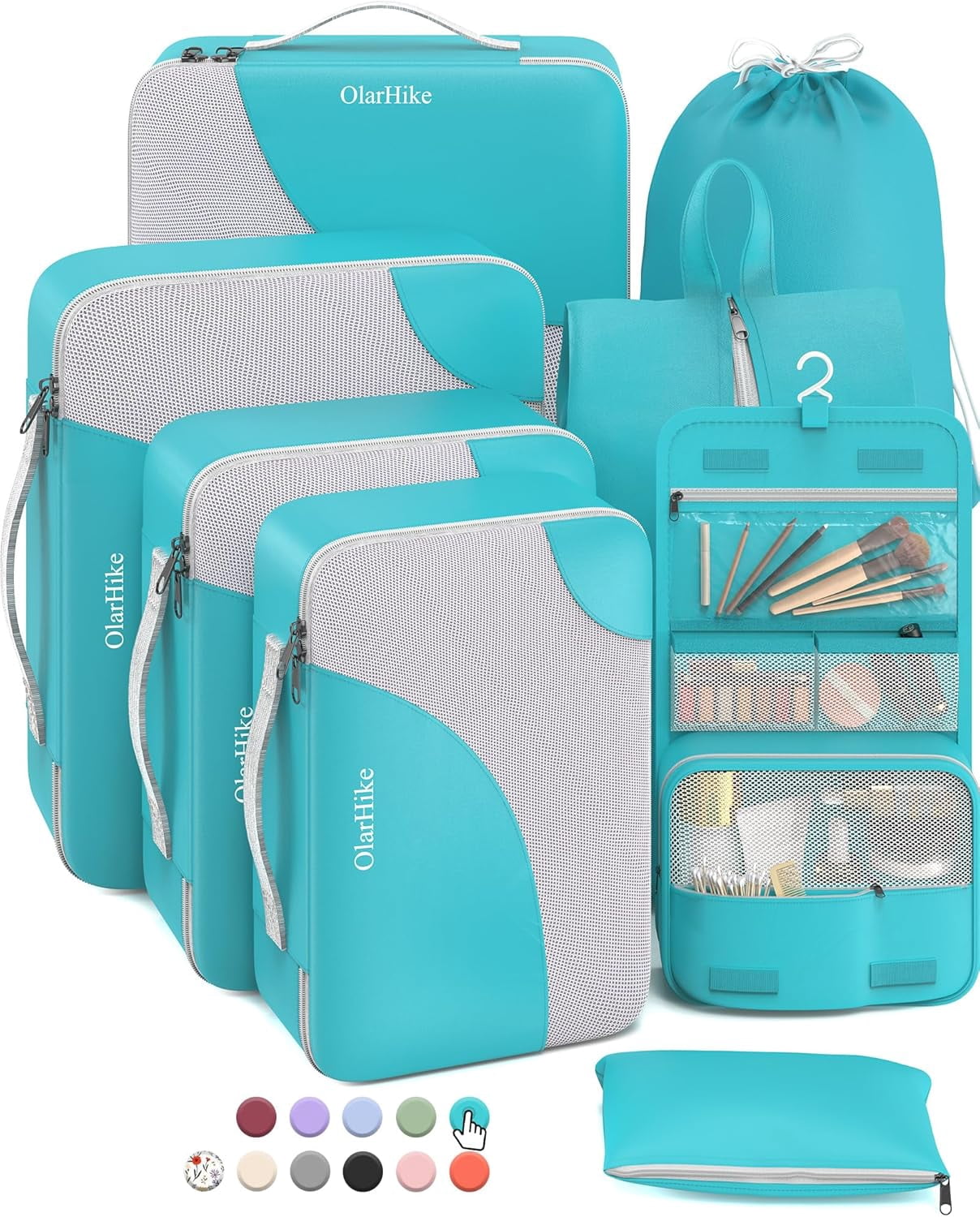 8 Set Packing Cubes for Travel, Luggage Organizer Bags for trip ...