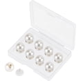 8 Sets 12mm No-sew Pearl Buttons, Detachable Reusable Pins, Fixed ...