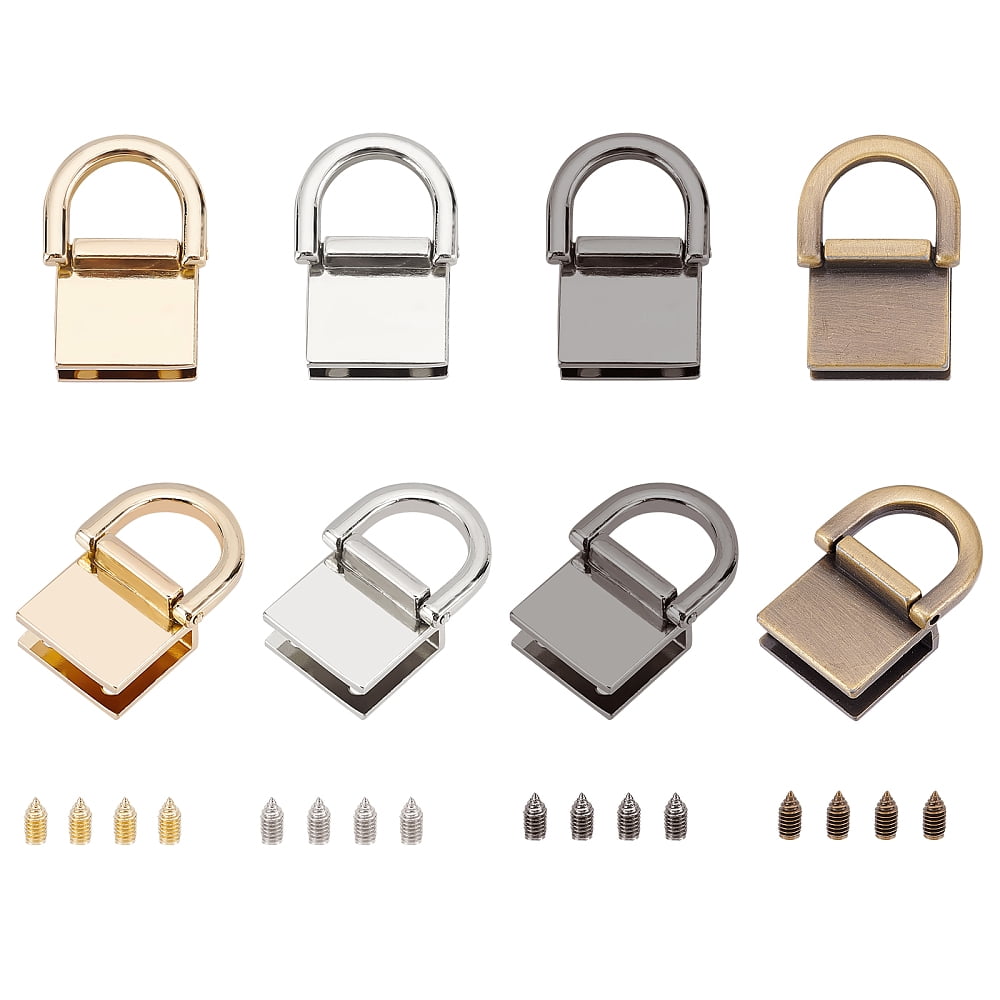 8 Sets 4 Colors Turn Lock Clasp Purse Closure Twist Locks Fasteners ...