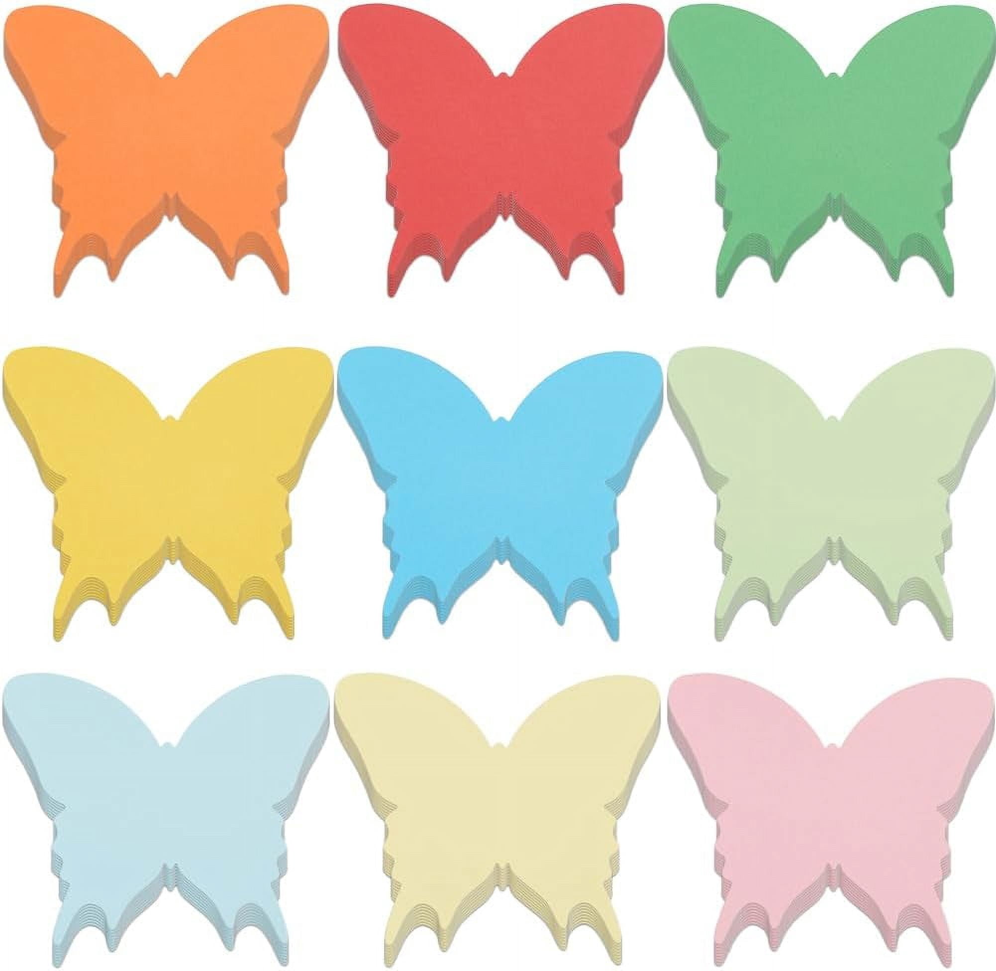 8 Sets 72Pcs 6 Inch Butterfly Paper Cut Out Craft Shapes Paper Cutouts ...