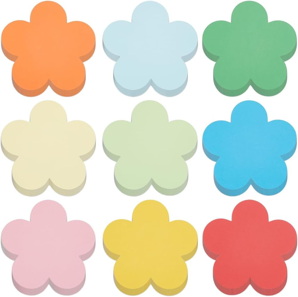 8 Sets 72Pcs 6 Inch Floral Paper Cut Outs Colored Paper Cutouts ...