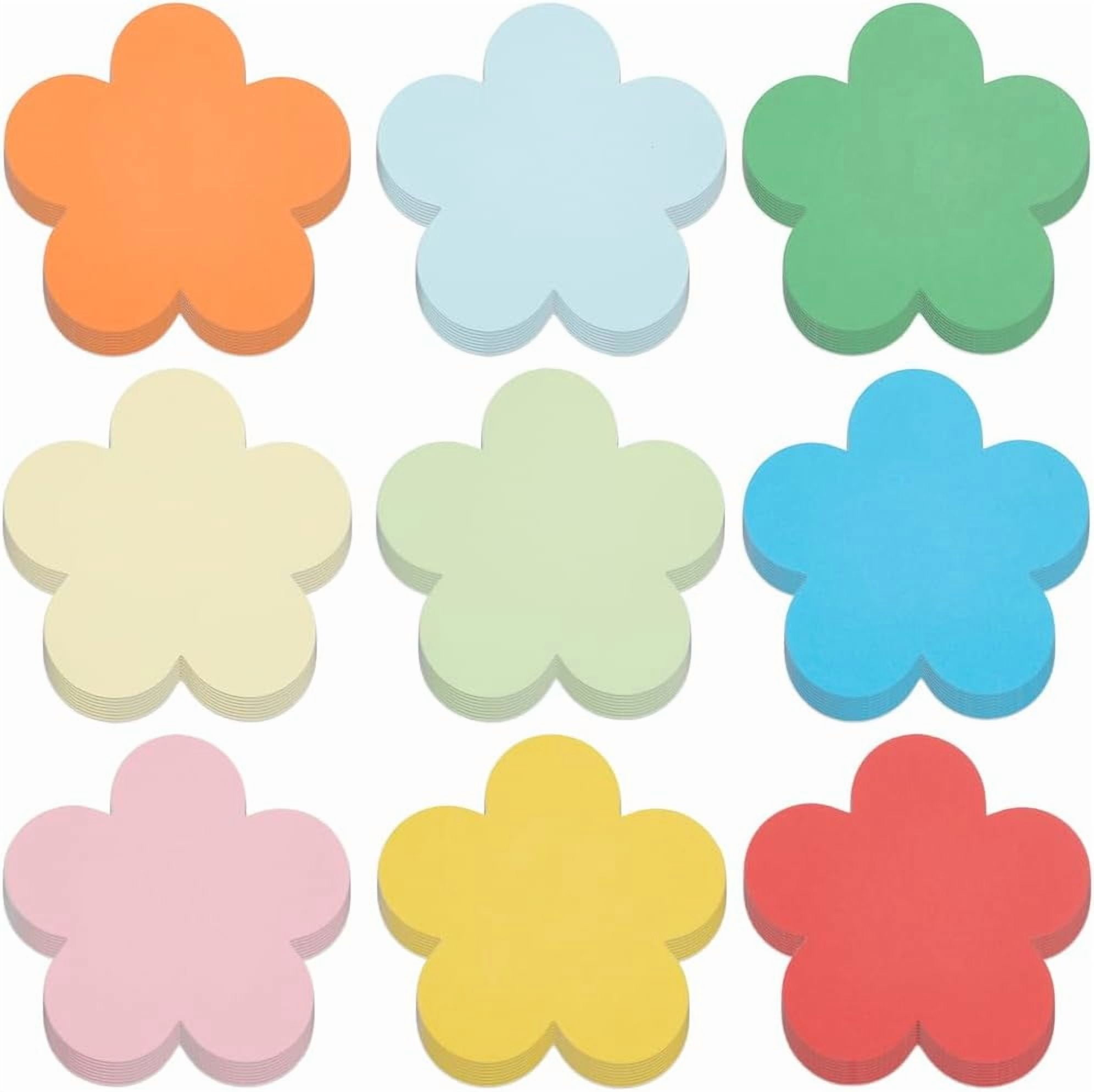 8 Sets 72Pcs 6 Inch Floral Paper Cut Outs Colored Paper Cutouts ...