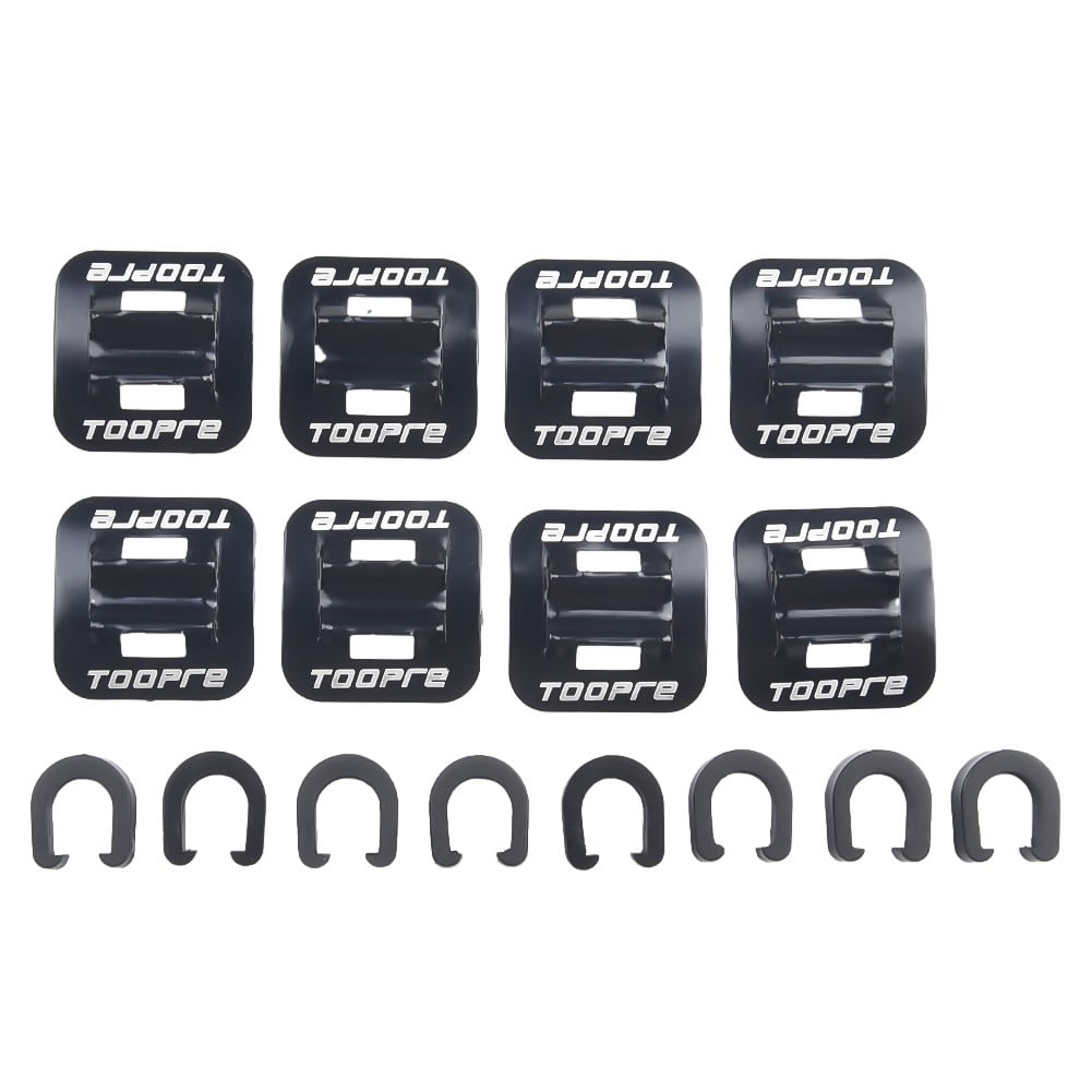8 Sets Aluminum Brake Cable Guide Clamp for Mountain Bike Frame Tubing ...