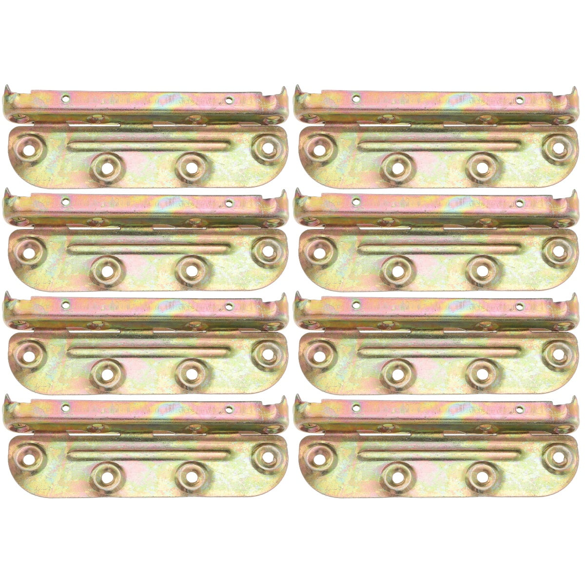 8 Sets Bed Rail Bracket Metal Frames Hooks Connectors Brackets ...