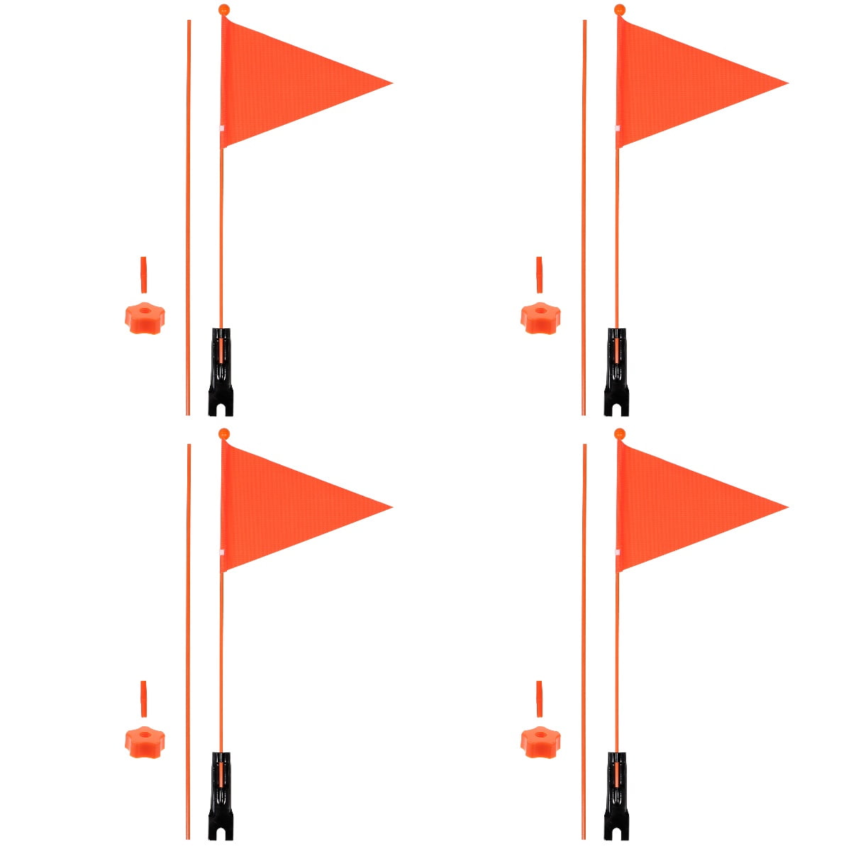 8 Sets Bike Rear Flag Advertising Bike Flag Cycling Bike Flag Bicycle ...