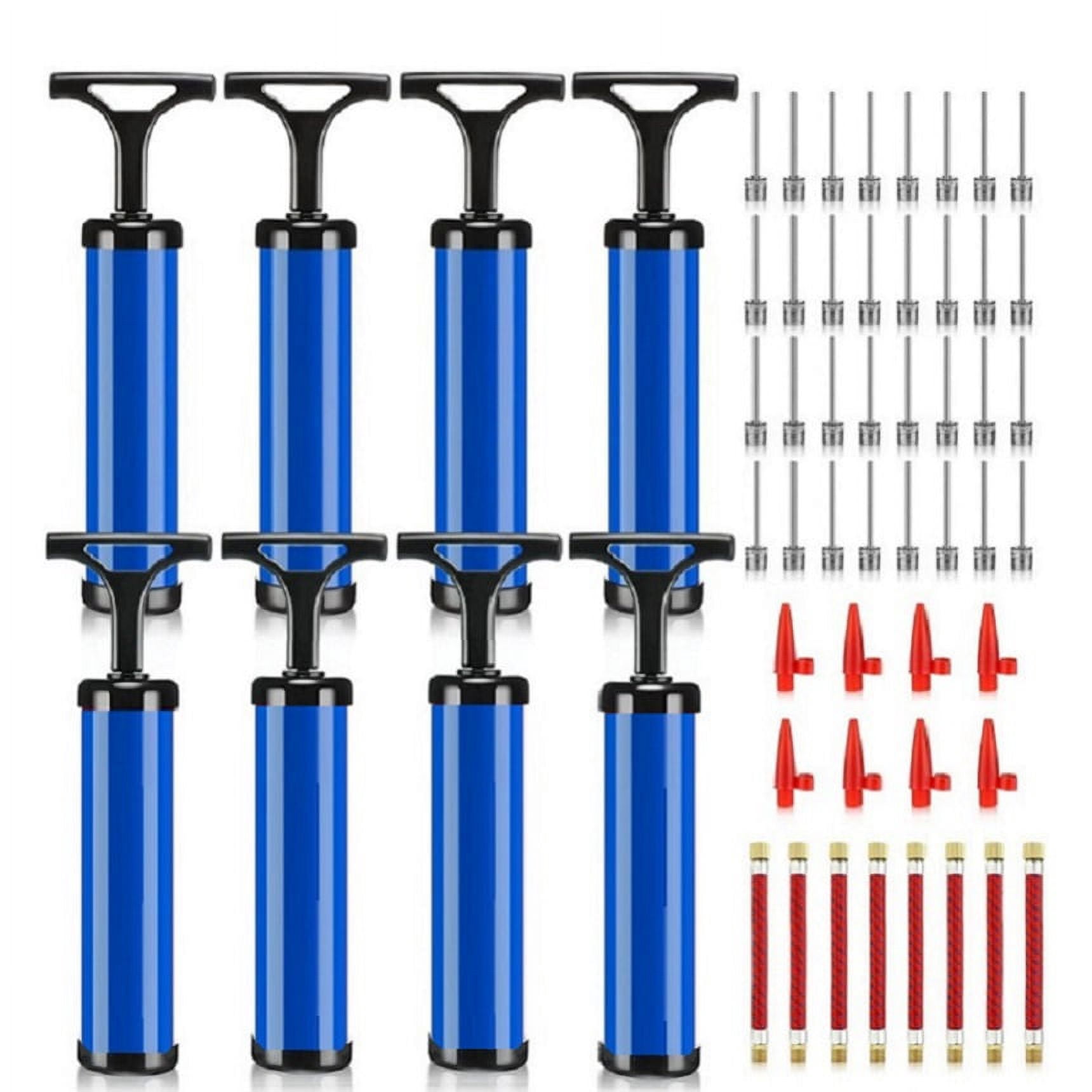 8 Sets Classic Hand Pump Kit for sports Balls, Ballons, Toys, Yoga ...