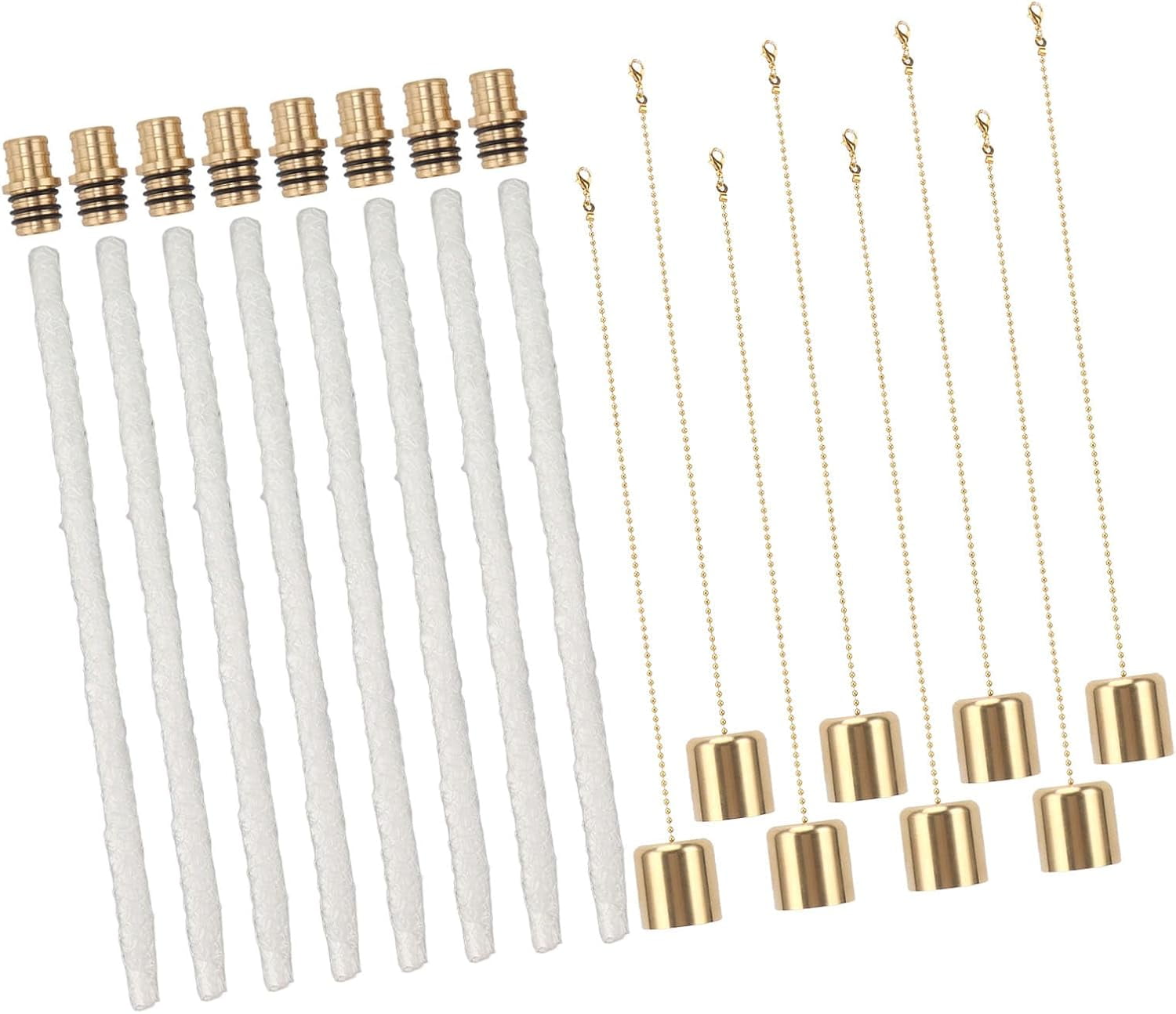 8 Sets DIY Homemade Torch Wine Bottle Torch Kit, Recycle Bottles for ...