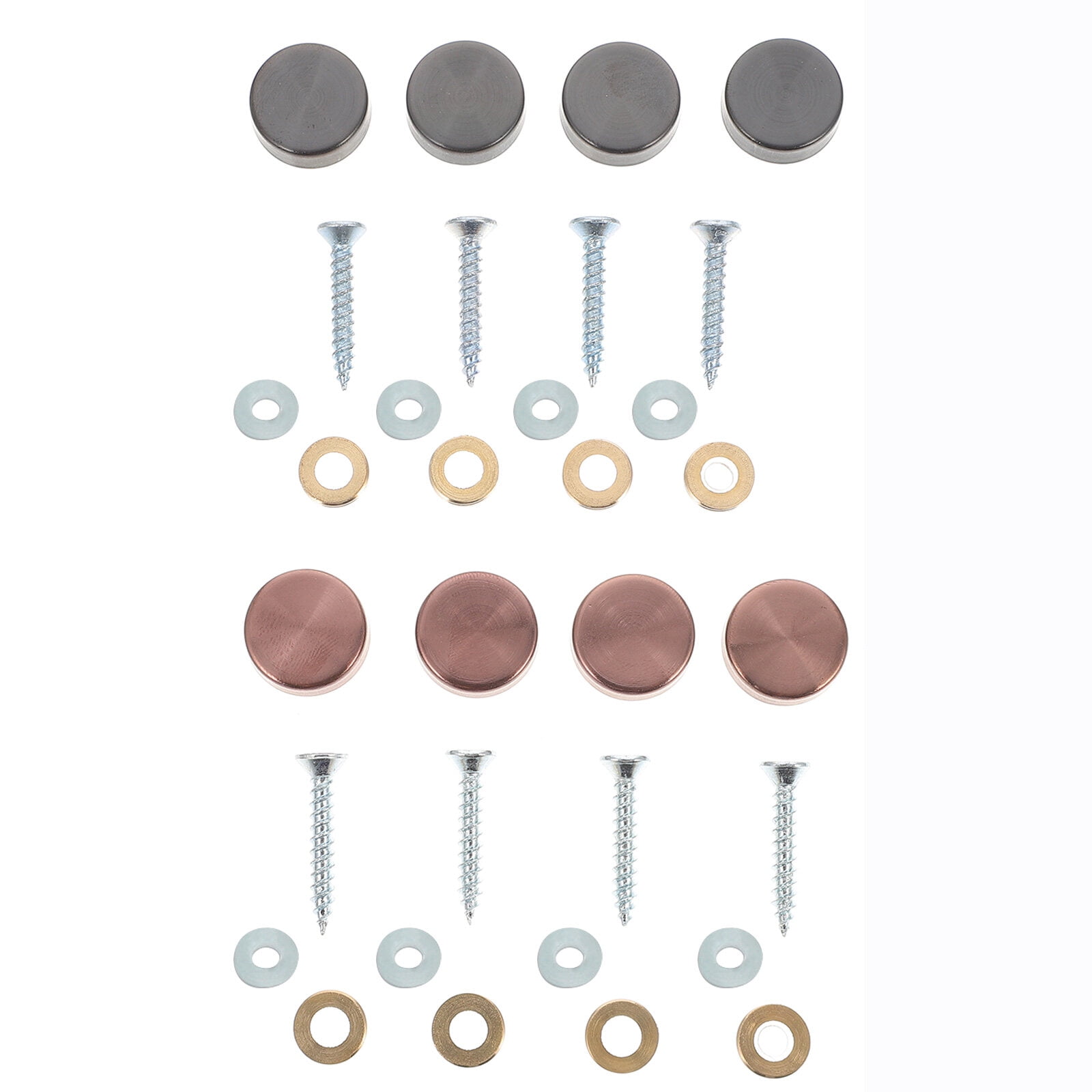 8 Sets Decorative Mirror Screws Caps Advertising Nails Thicken ...