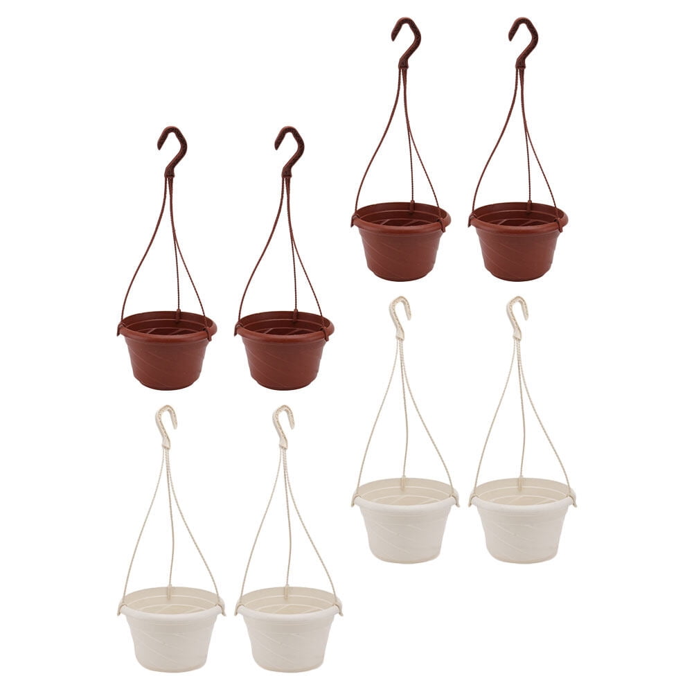 Hanging Plastic Flower Pots for Orchids, Decorative Plant Holders for ...