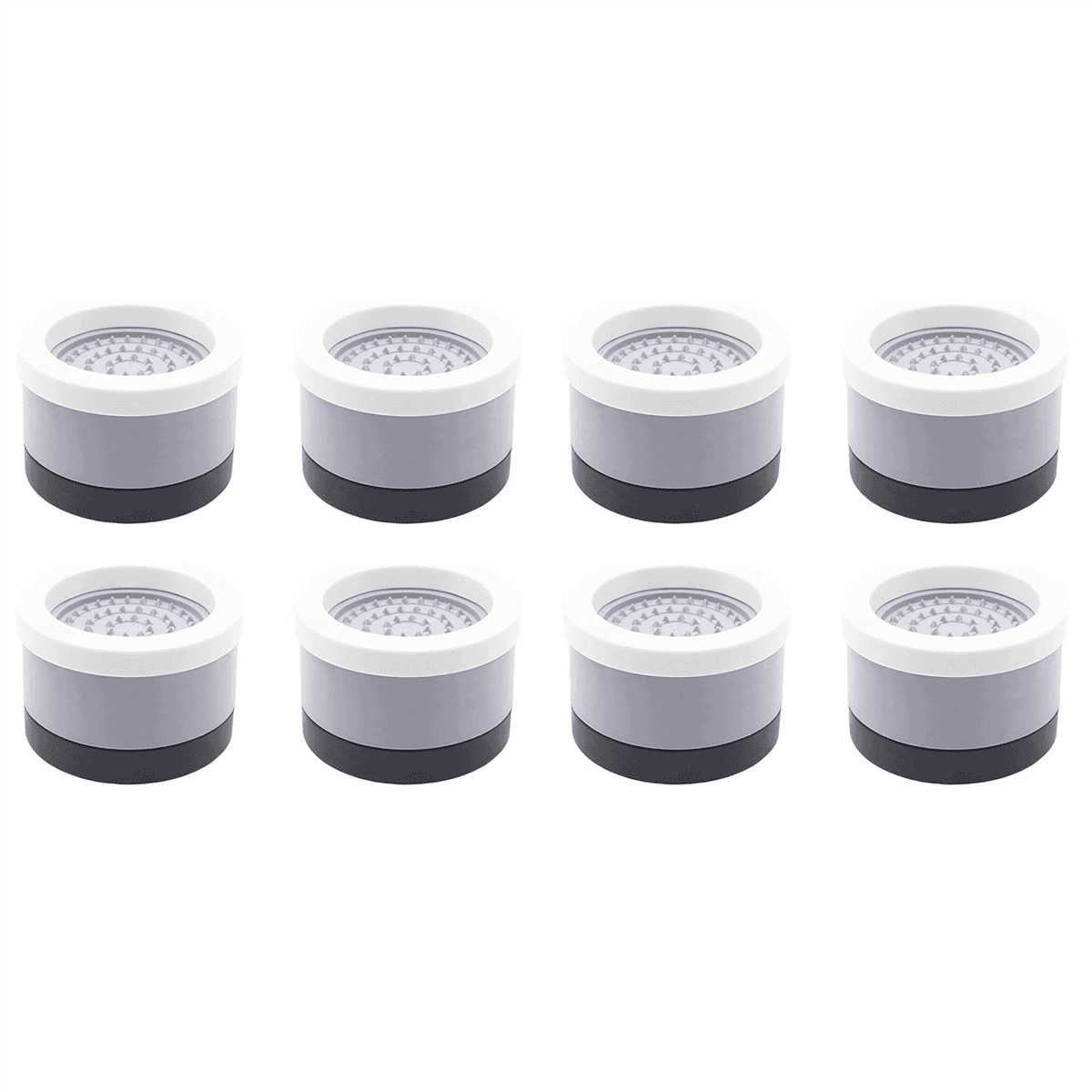 8 Sets Furniture Bed Risers Heavy Duty Round Lifts Adjustable Height ...