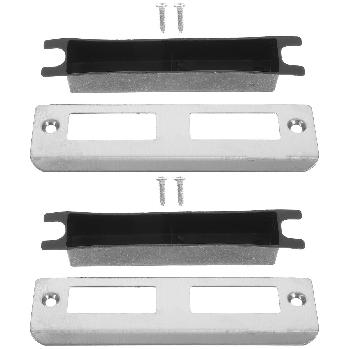 8 Sets Stainless Steel Door Kit with Guide Sheets Front Door ...